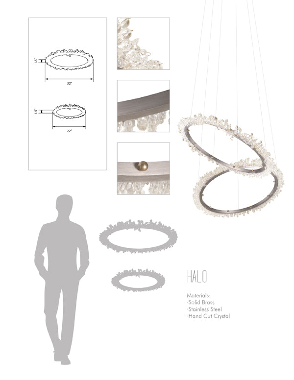 Halo Horizontal Chandelier – NICK ALAIN