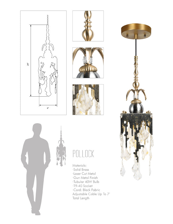 Pollock Pendant – NICK ALAIN